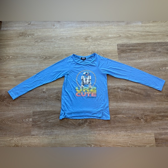 Lucas Films Ltd | Shirts & Tops | Star Wars R2d2 Ls Raglan Tee Shirt ...